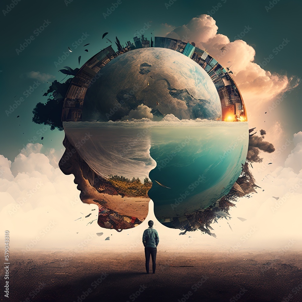 my world photo from the air earth globe a picture depicting ...