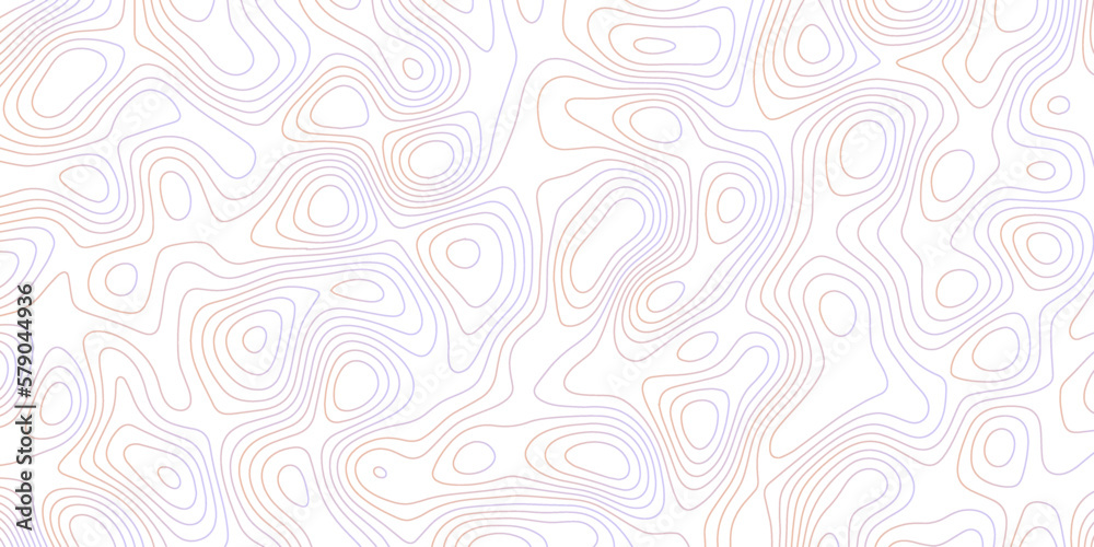 Abstract Topographic map background with wave line. gradient multicolor ...