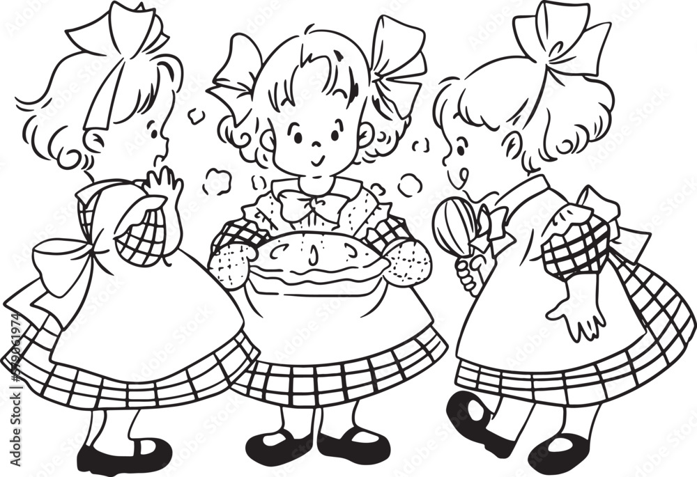 cartoon schoolgirl food doodle kawaii anime coloring page cute ...