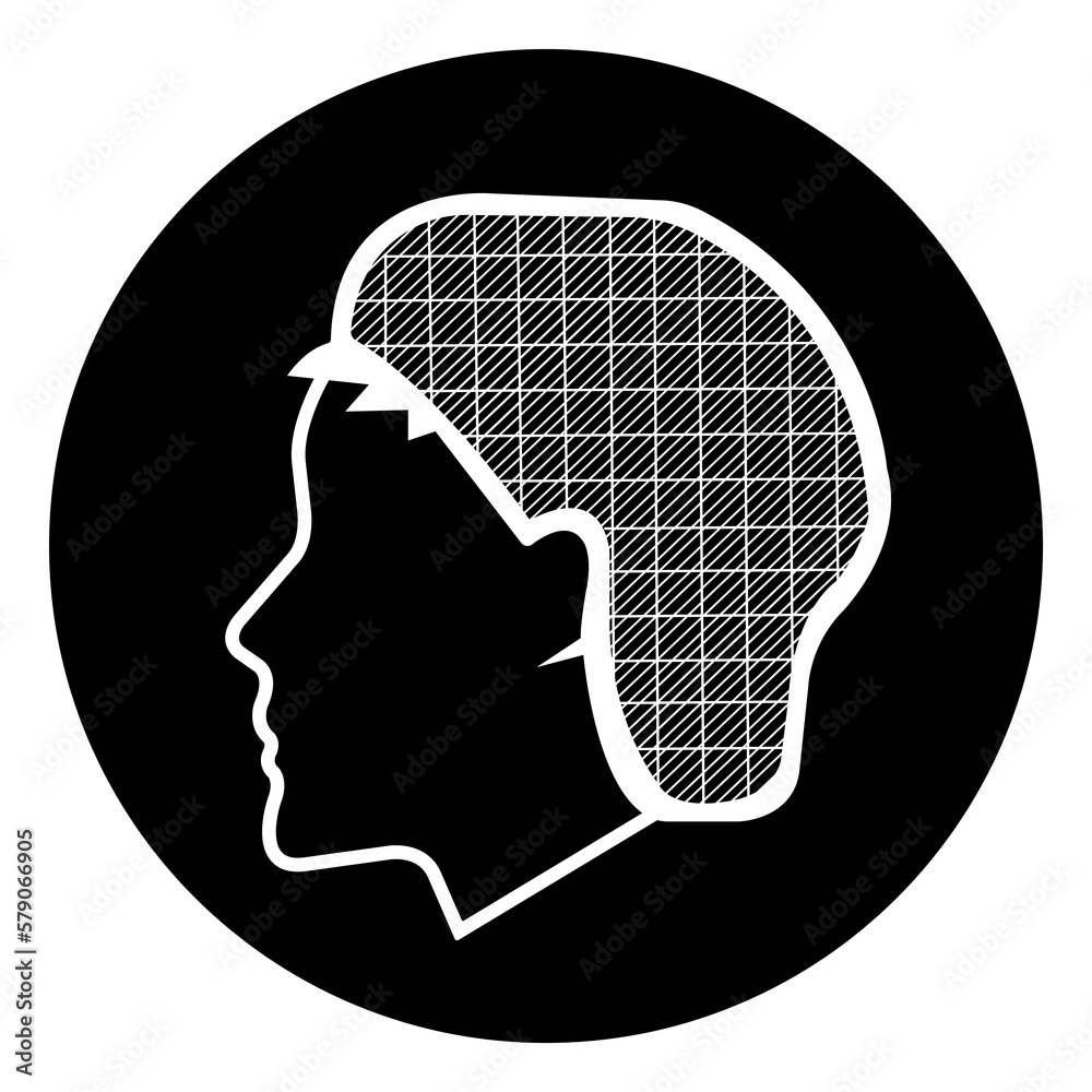 Wear Hair Net Symbol Sign, Vector Illustration, Isolate On White ...
