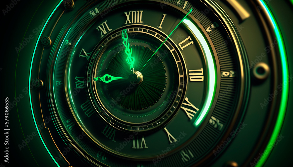 Chrono Portals: Time Travel through Strange Clock Faces and Symbols ...
