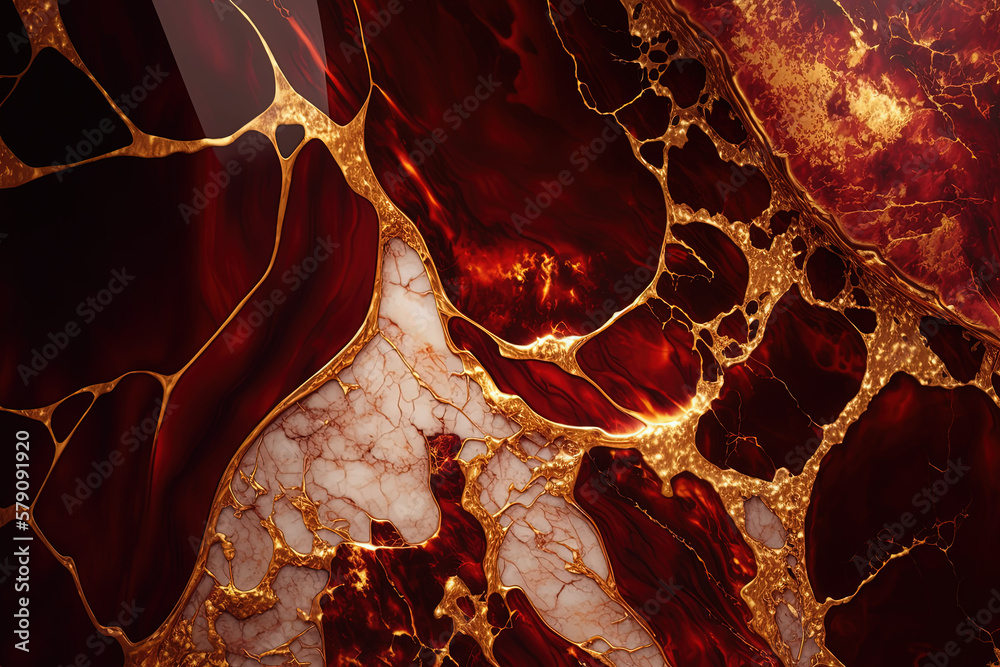 Red and gold marble background. Luxury marble stone texture. Invitation ...