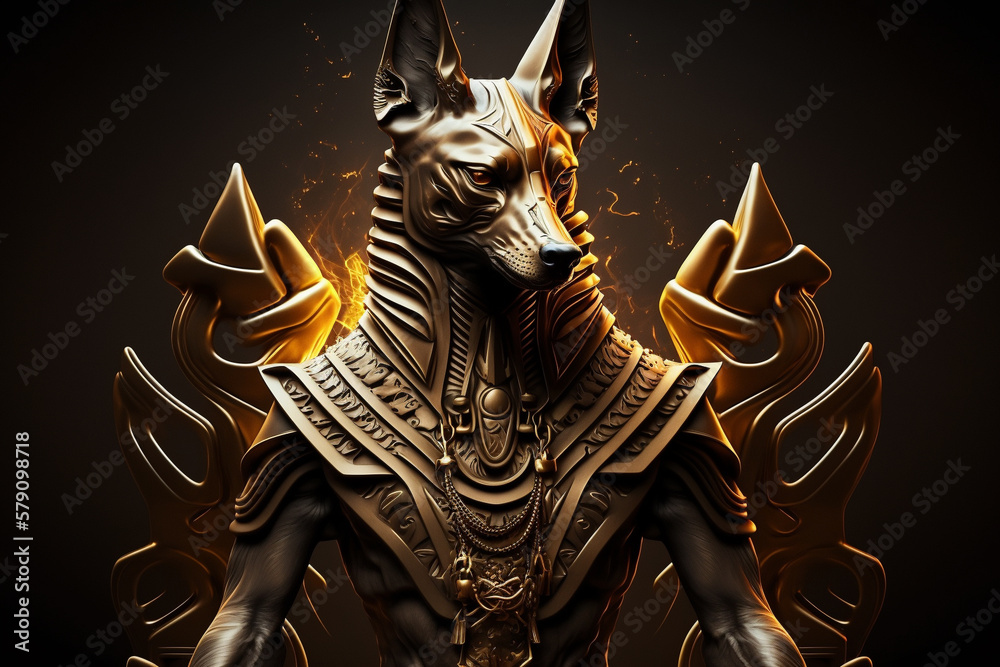 AI GENERATED EGYPTIAN GODS ARTWORK - Anubis Inspired, DND Style ...
