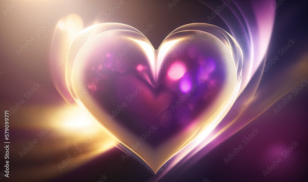 a heart shaped object is shown in this artistic photo of a heart shaped ...