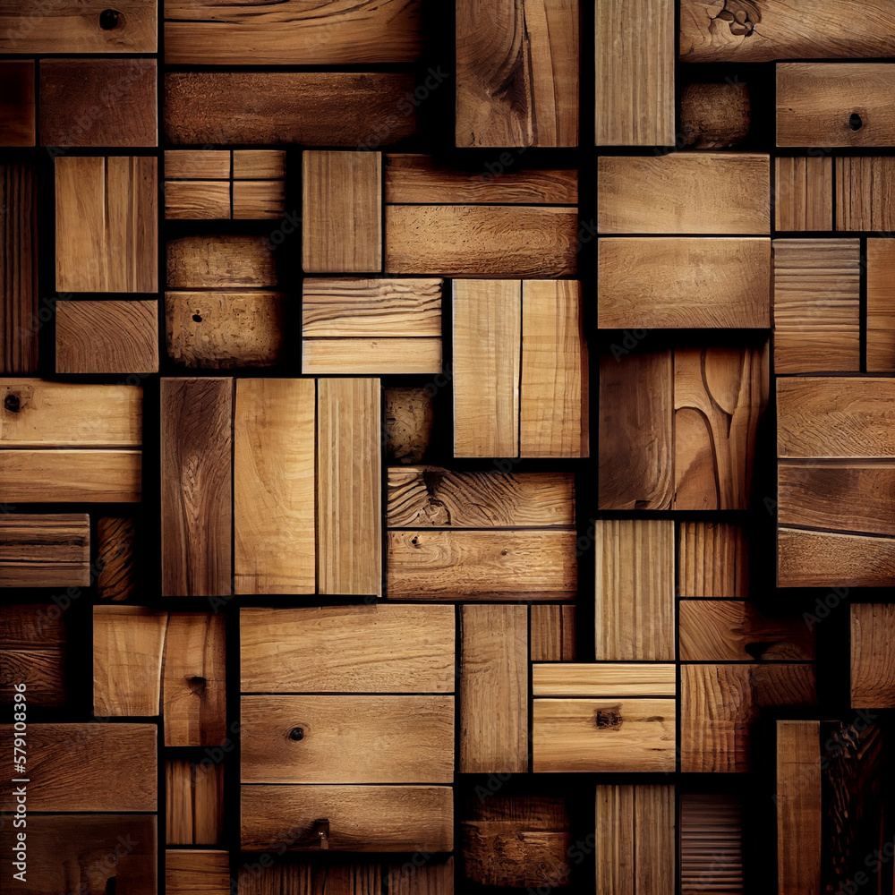 rectangular background with wood texture in 3d.geometry. Stock ...