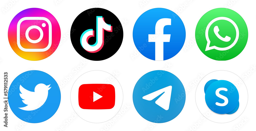 Instagram, TikTok, Facebook, Whatsapp, Twitter, YouTube, Telegram and ...