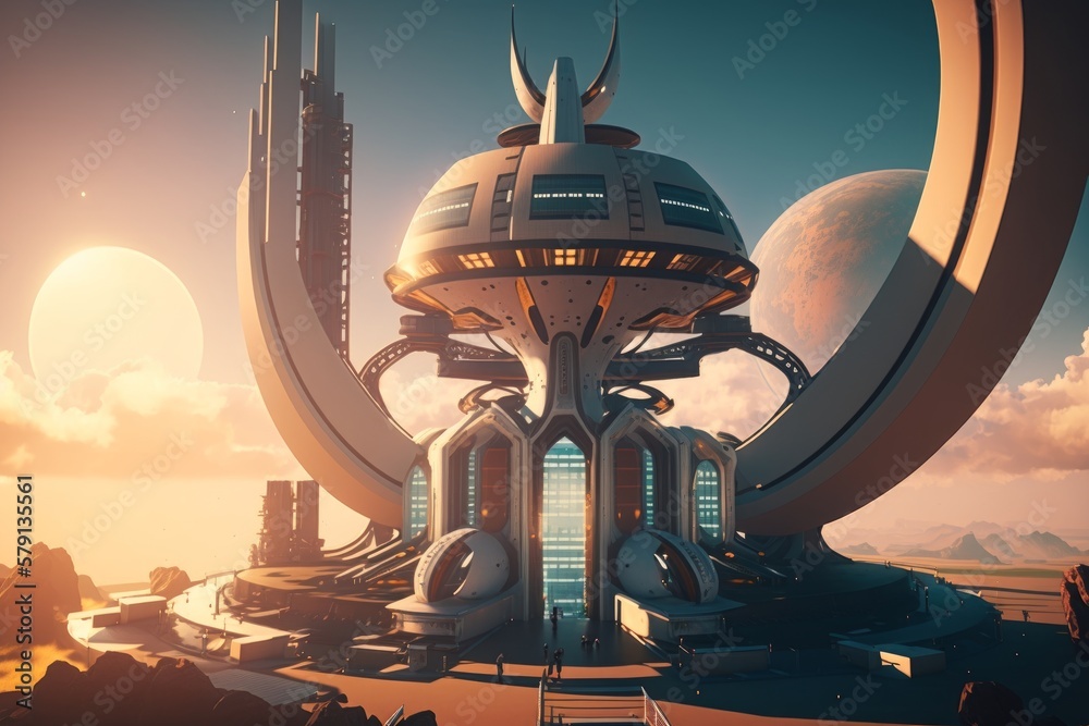 Explore the Epic Bionic Spaceport - A Hyper-Detailed Adventure with ...