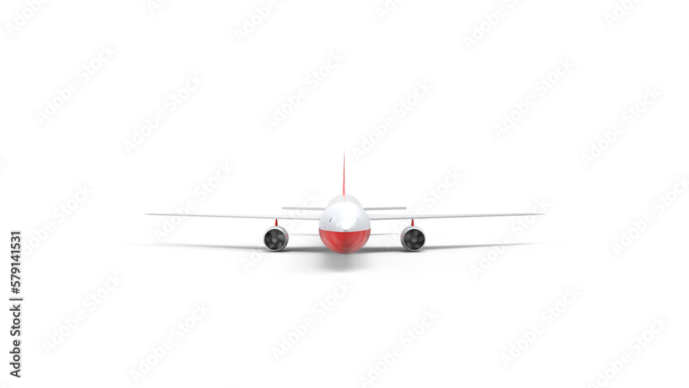 airplane isolated on white background Stock Illustration | Adobe Stock