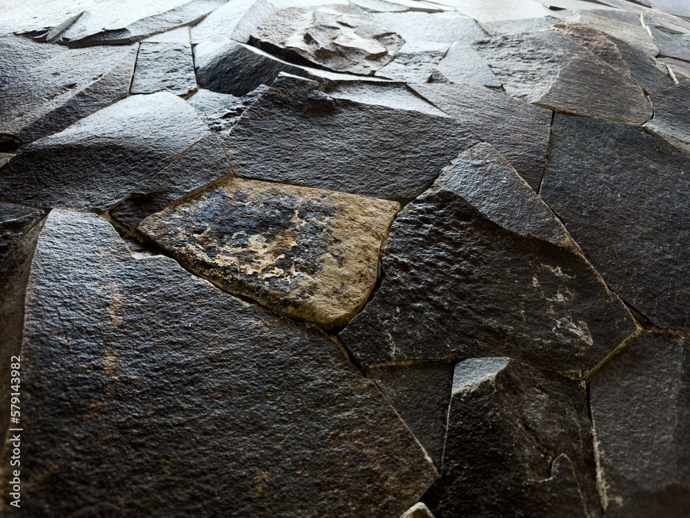 Foto de textura de piso piedra negra slate granito grunge overlay ...