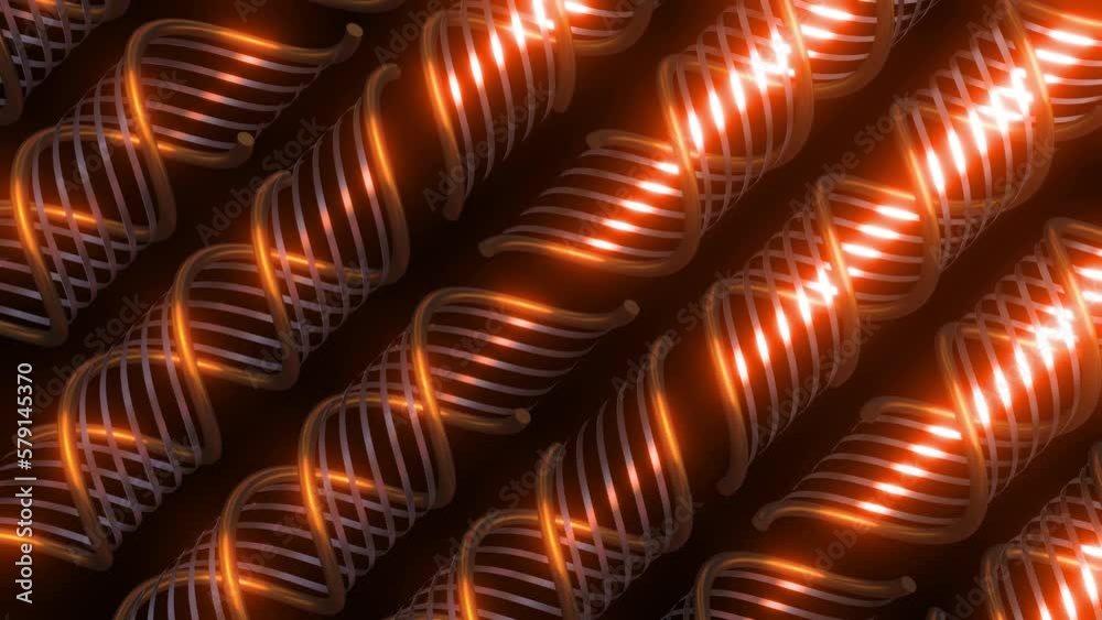 This stock motion graphic video of 4k Colorful Gold Spirals Pattern ...