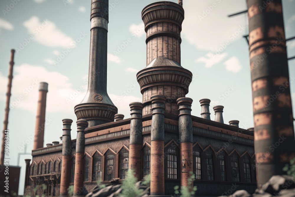 Discover the Incredible Detail of an Architectural Marvel: A Smokestack ...