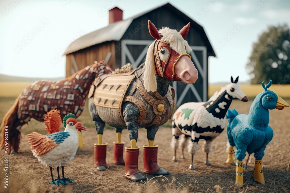 Whimsical Animal Farm: High-Quality Ad Photography with Unreal Engine 5 ...