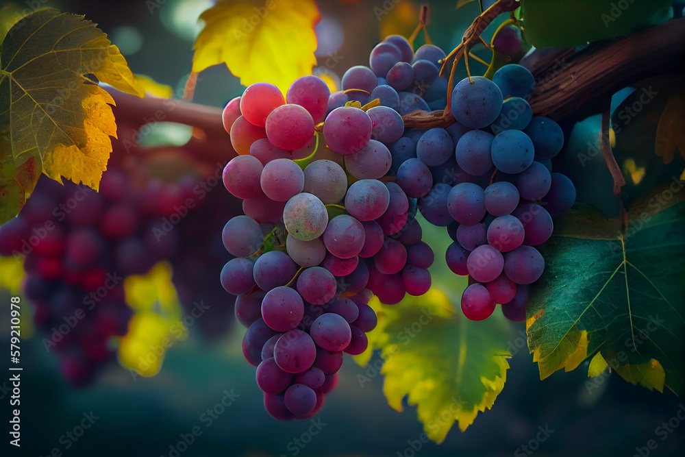 Beautiful Grapes Garden