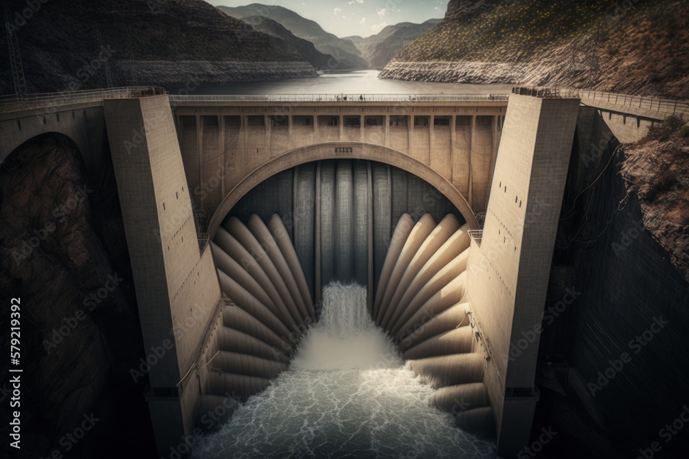 Unleashing California's Landmark: An Epic Composition of Hydroelectric ...