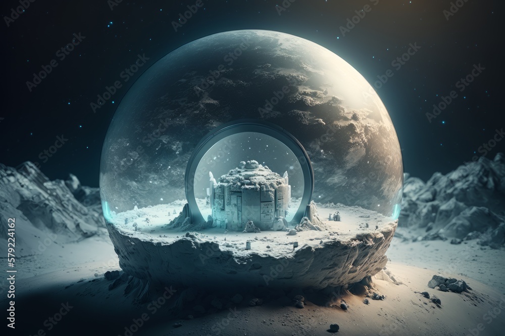 Escape to a Hyper-Detailed Moon Base Globe: An Attention to Detail ...