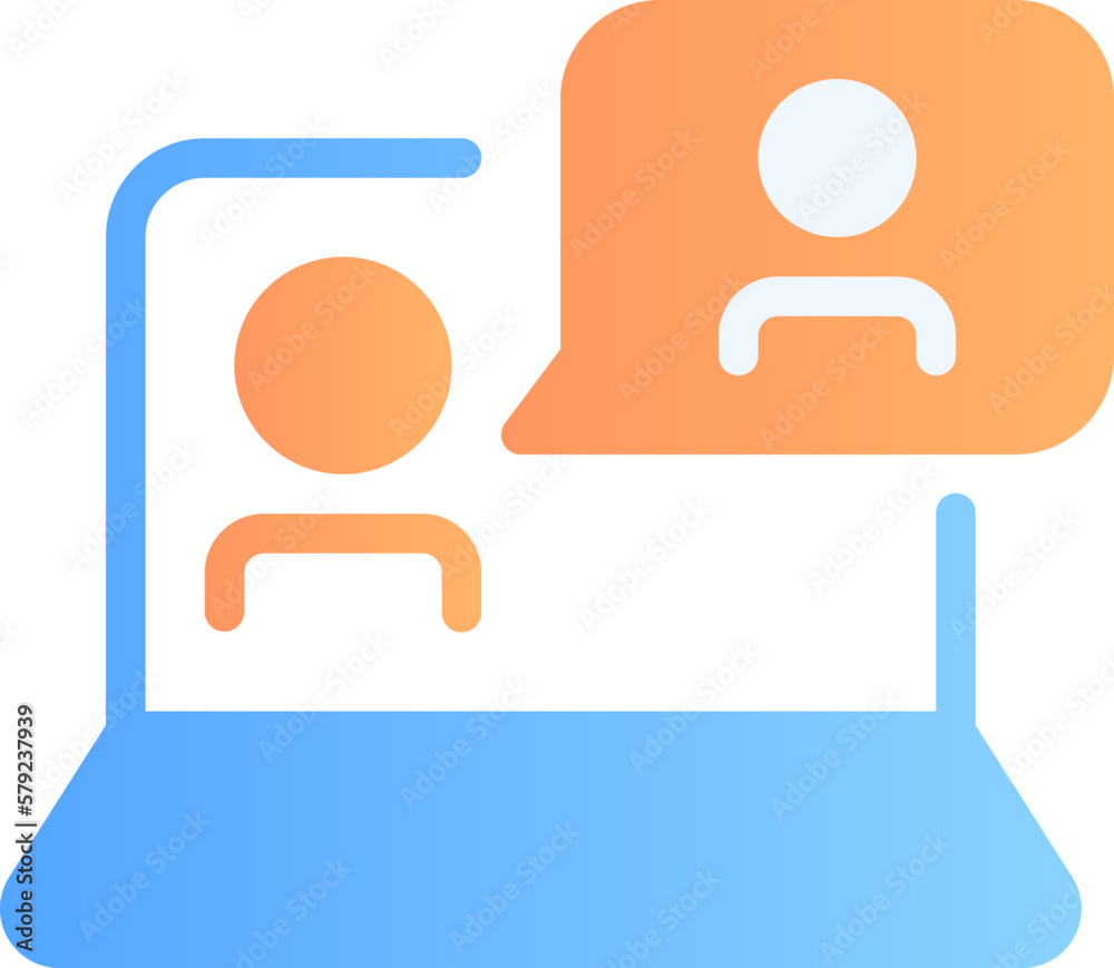 Online Learning Icon Vector - This icon is typically designed to ...