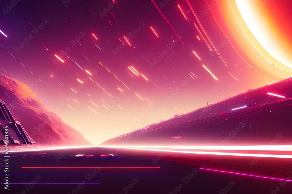 Beautiful Wallpaper Space Vanishing Point Super Highway Highspeed ...