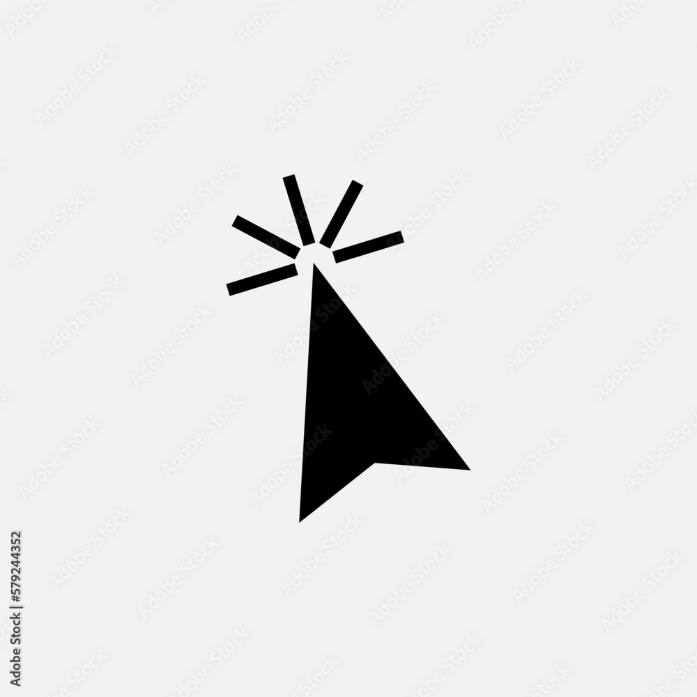 Cursor Icon. Pointer Illustrations - Vector, Sign and Symbol for Design ...