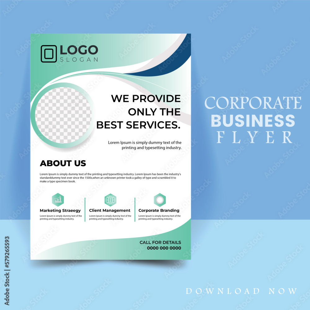 The creative High Quality Stylish Versatile Flyer. Template was created ...