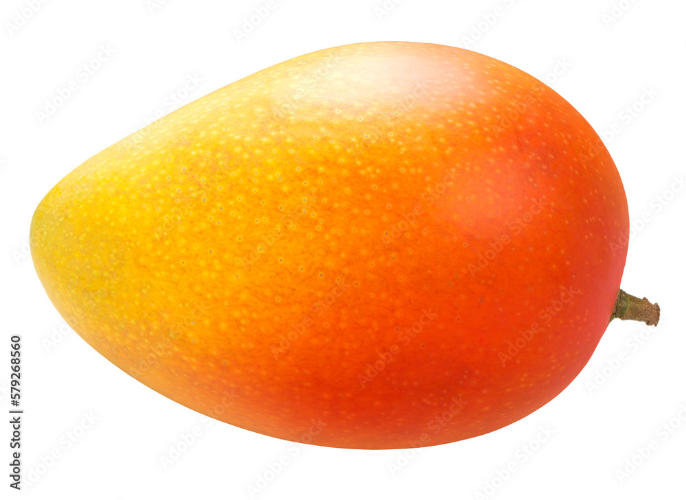 Red Mango fruit on white background, Fresh Mango fruit on White ...