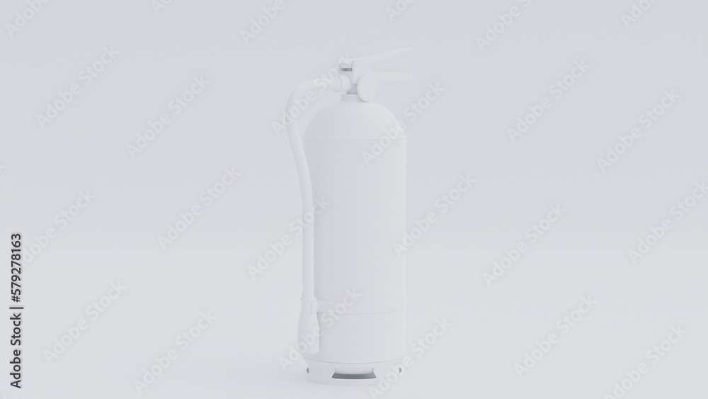 ภาพประกอบสต็อก Perspective front view fire extinguisher portable ...