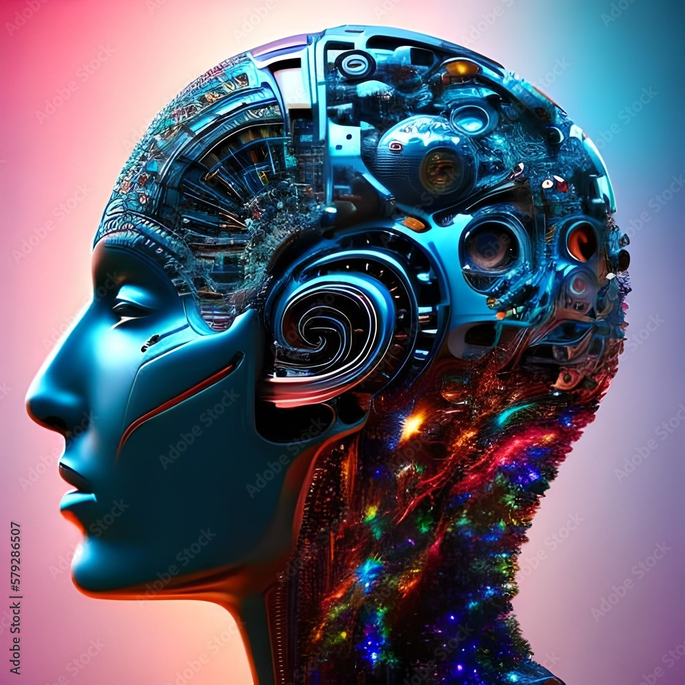 Generative art Stock Illustration | Adobe Stock