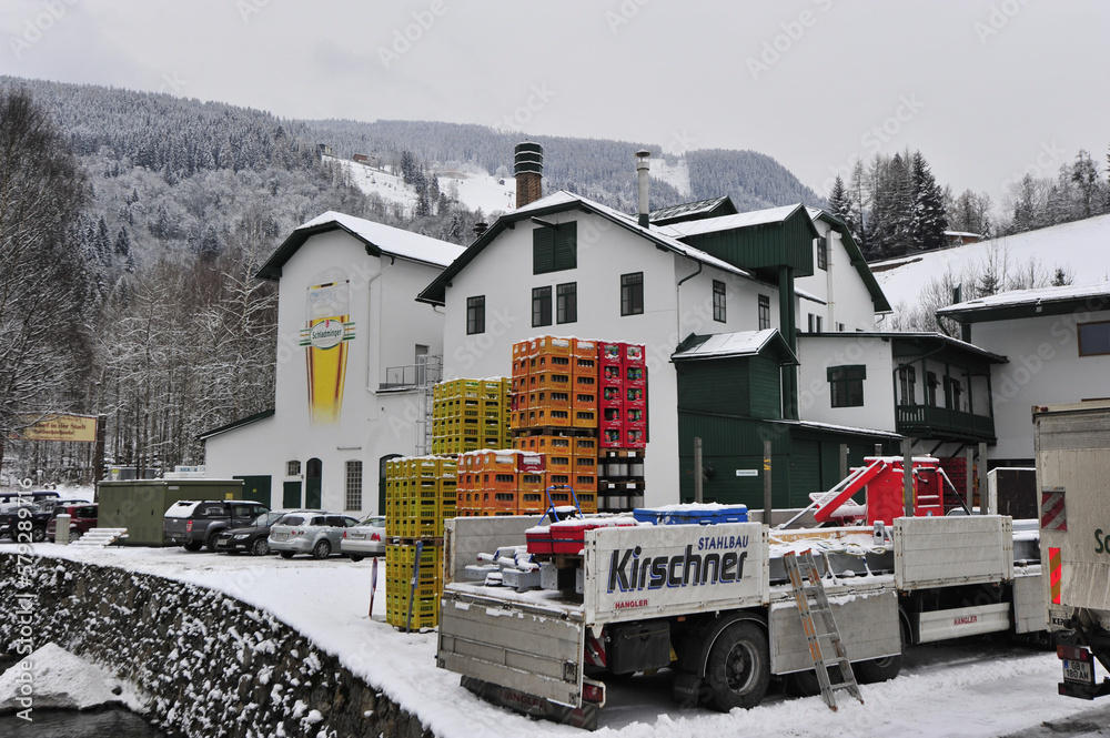 brauerei,schladminger_bier,schladming,steiermark Stock Photo | Adobe Stock