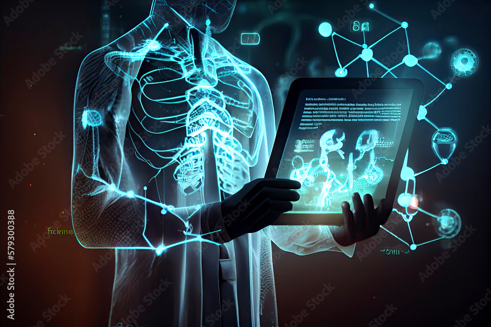 Medical Healthcare Research and Development Concept. Doctor in hospital ...