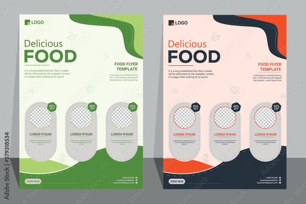 Food Flyer Template design, restaurant food flyer, fast food template ...