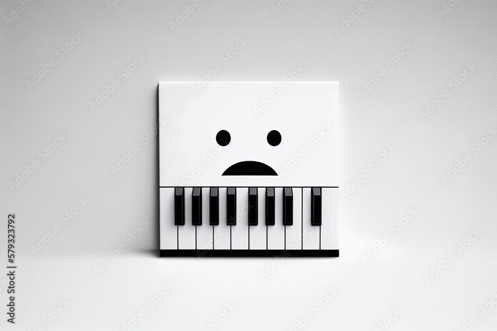 Music with Minimalist Overtones Symbol for a keyboard, piano, or keys ...
