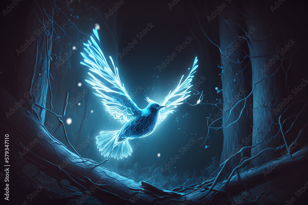 ภาพประกอบสต็อก bird, nature, light, magic, totem, wildlife, animal ...