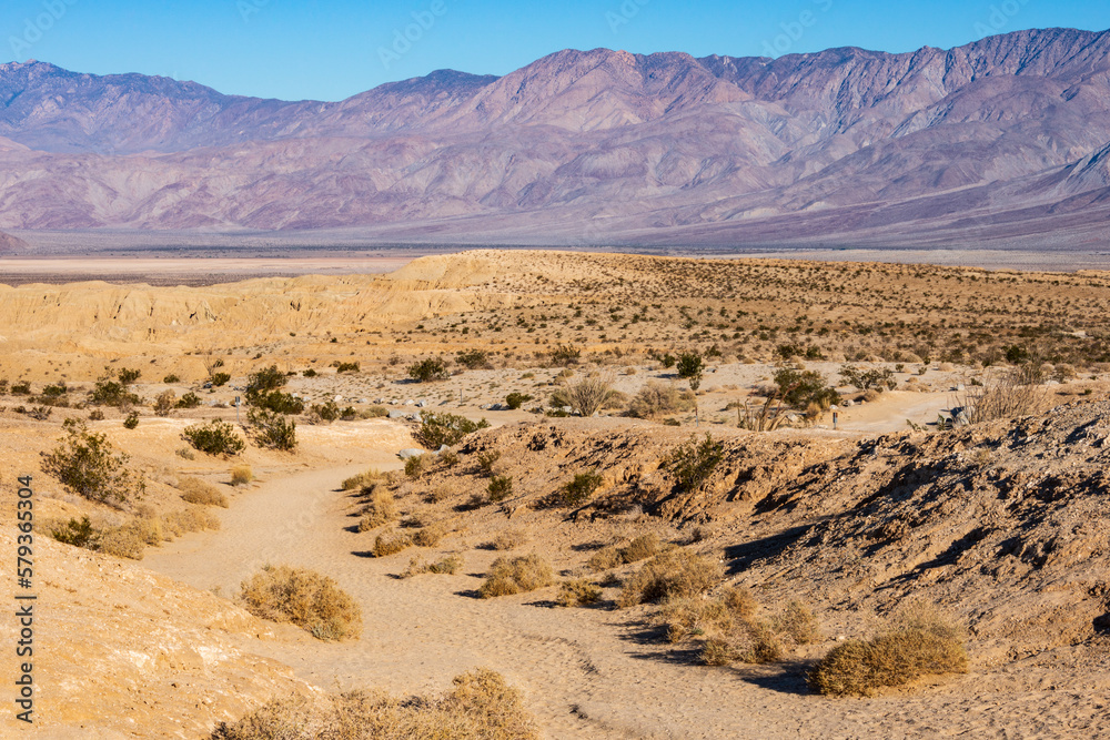 Arid Mountain Range, Anza-Borrego Desert State Park Stock Photo | Adobe ...