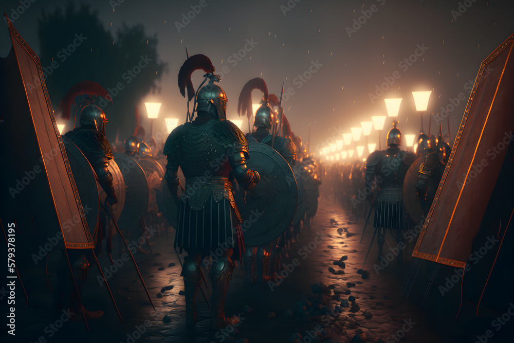 A Roman legion was a large military unit of the Roman army preparing ...