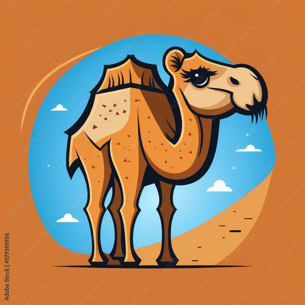 Camel, animal originating from Arabia, desert animal, long necked ...
