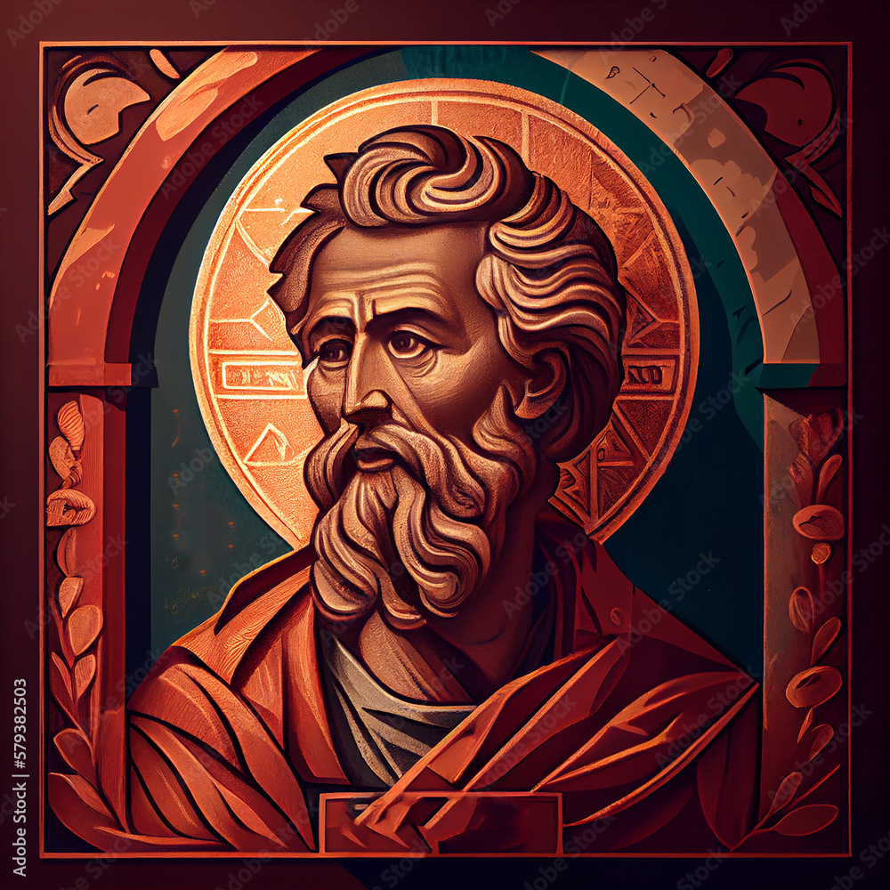 Saint James Apostle of Christ Colored Illustration. Generative Ai ...