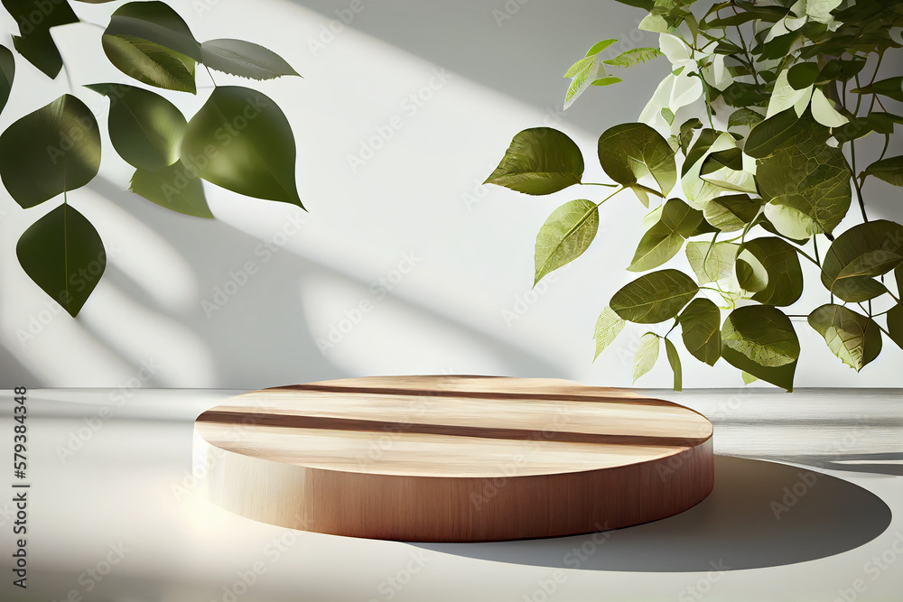 Realistic 3D styled background for products overlay. Close up of a ...