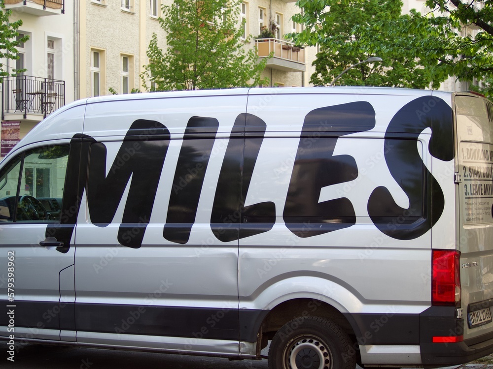 Berlin, May 2, 2022: Van by MILES, the largest independent car sharing ...