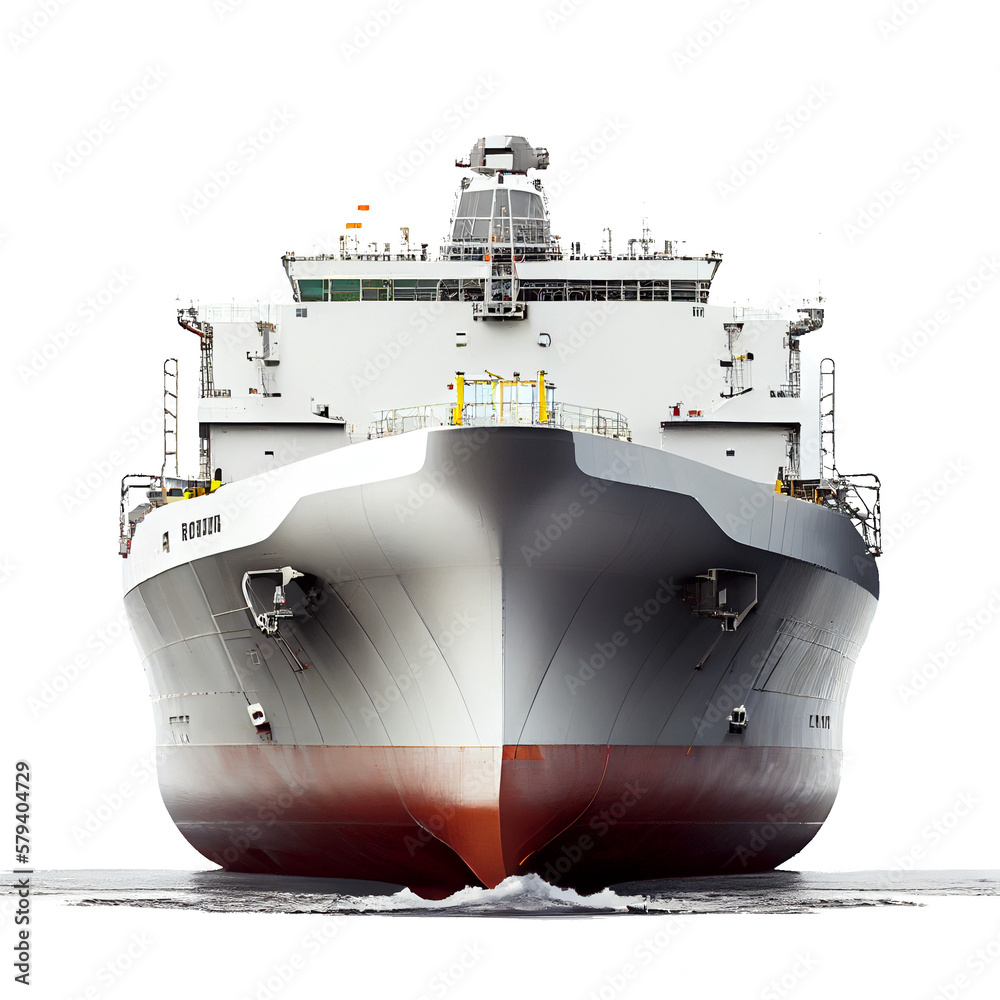 ship in the port on transparent background for project decoration ...