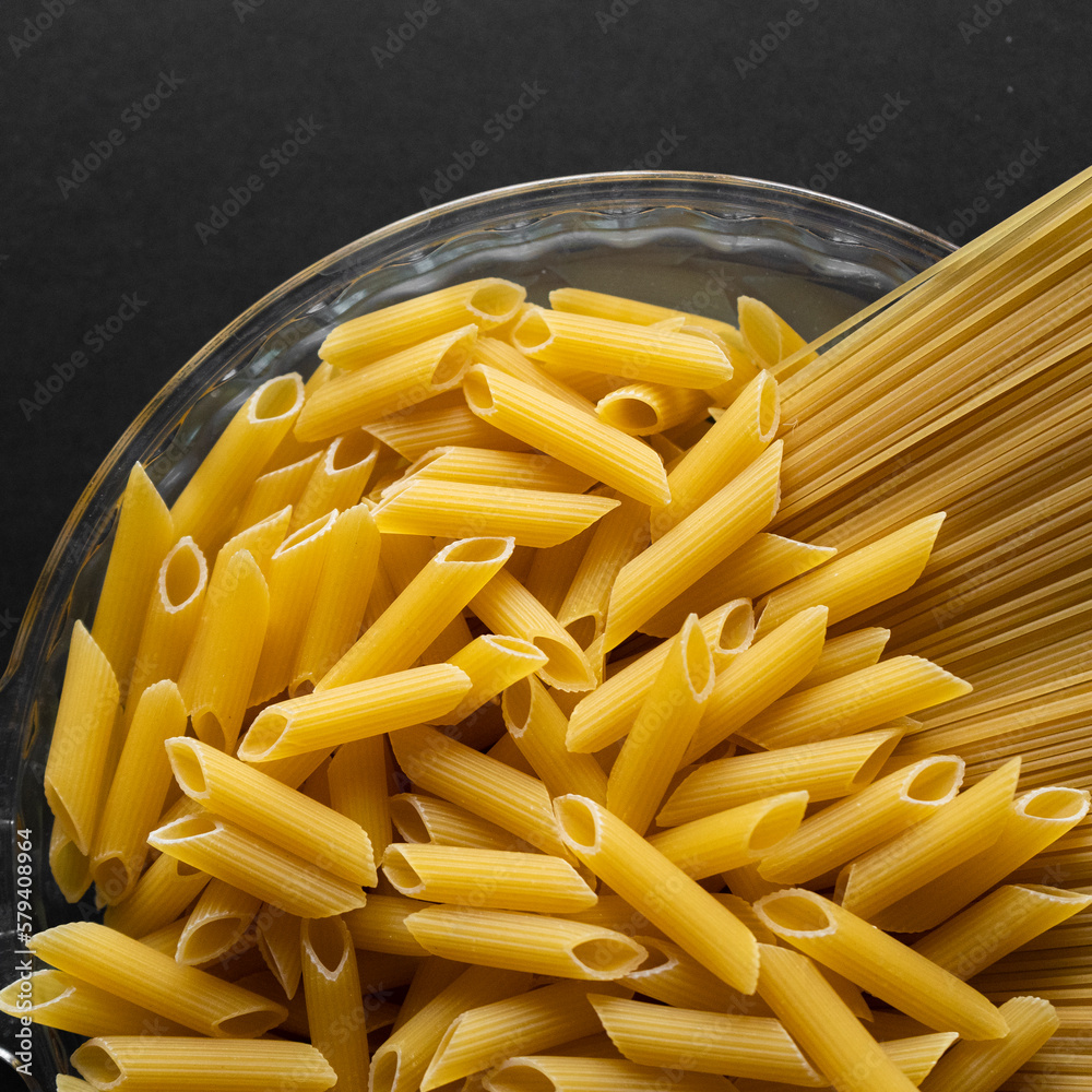 Hello to all This arrangement of raw pasta in different options This ...