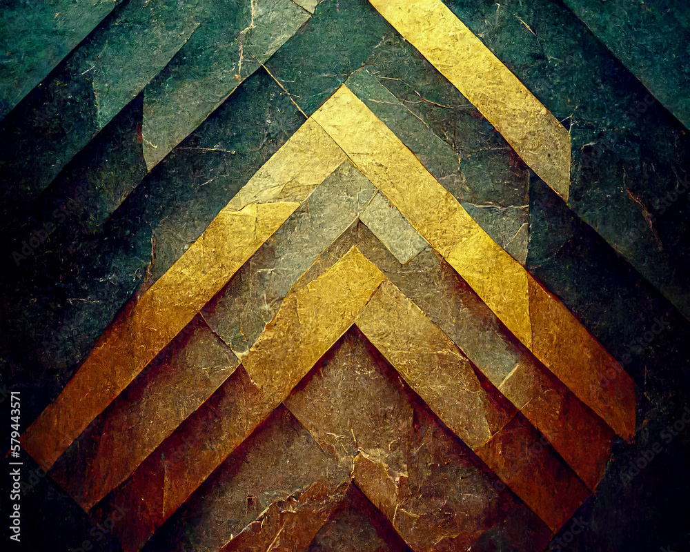 Exploring the World of Geometric Shapes: An Intricate Illustration for ...