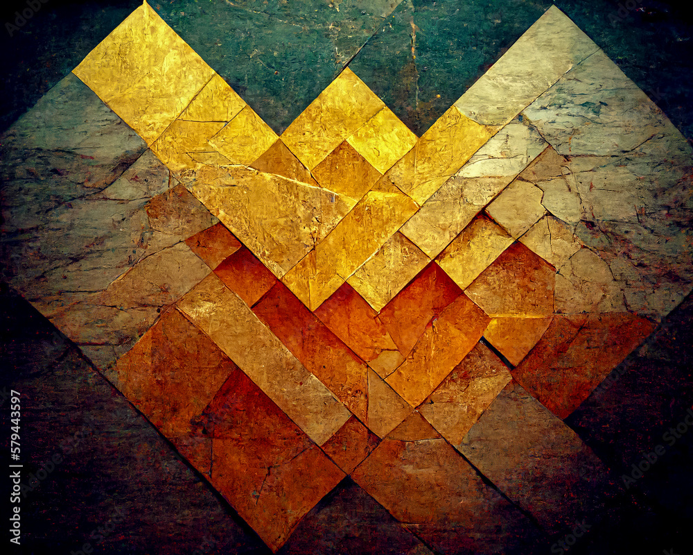 Exploring the World of Geometric Shapes: An Intricate Illustration for ...