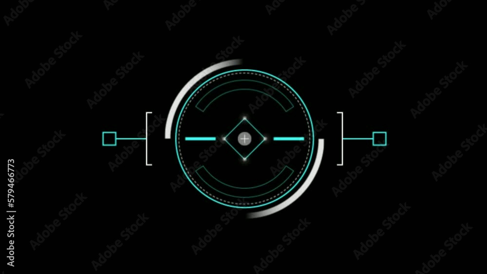 Vidéo Stock locked target footage, with modern background, suitable for ...