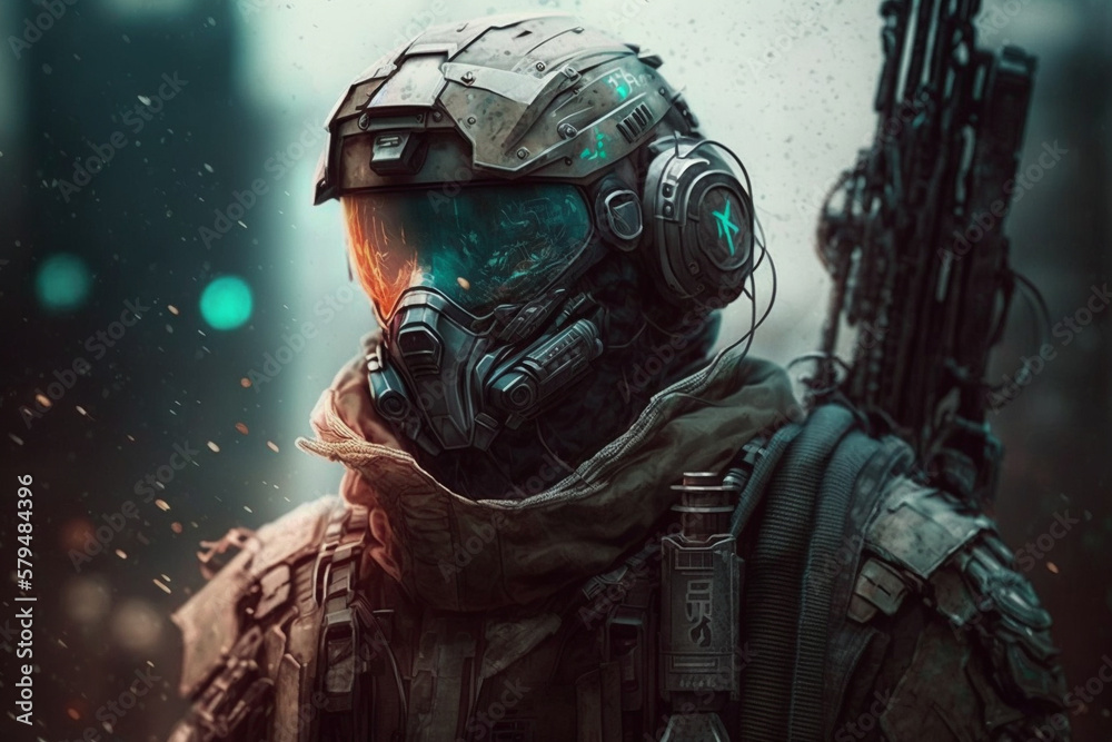 Futuristic Soldier Costume