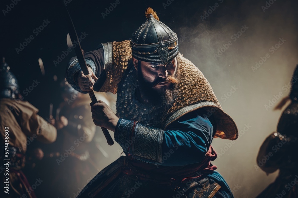 Genghis Khan, the Fierce and Mighty Conqueror, Leader of the Mongol ...