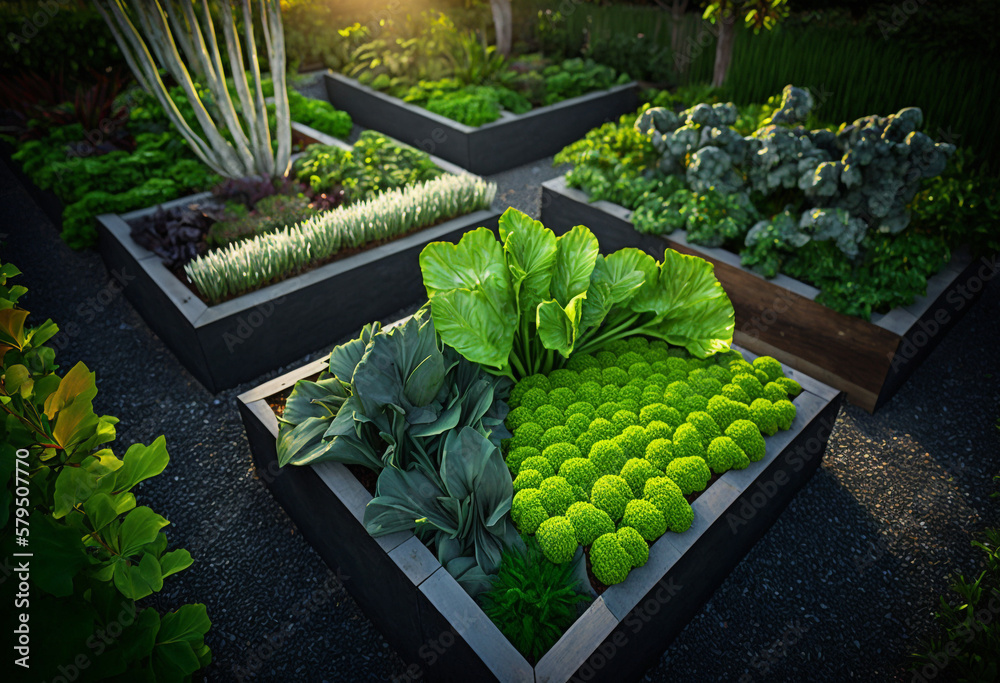 Organically Growing a Raised Bed Garden with AI-Generated Render: From ...