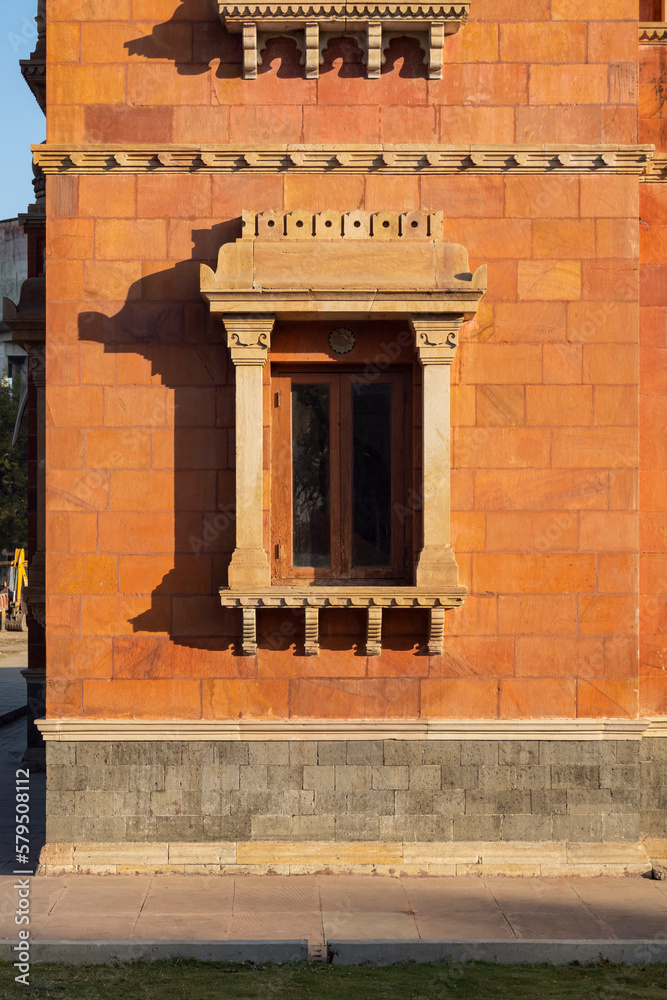 Carved Arches Windows Of Fort Wall Of Mahatma Gandhi Hall Ghanta