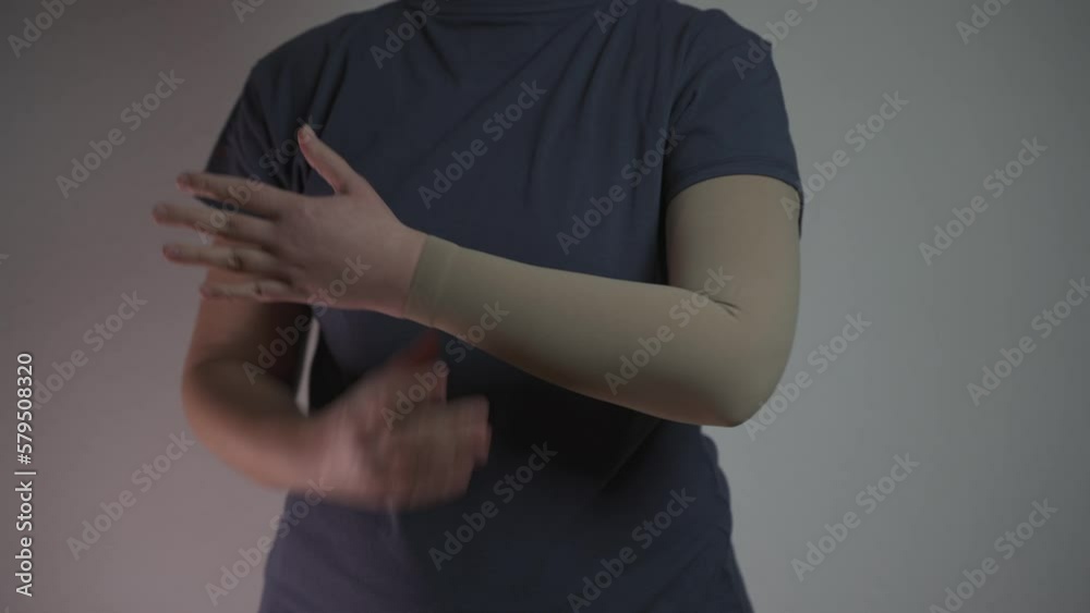 Compression sleeve. Compression hosiery products. Medical stockings for ...