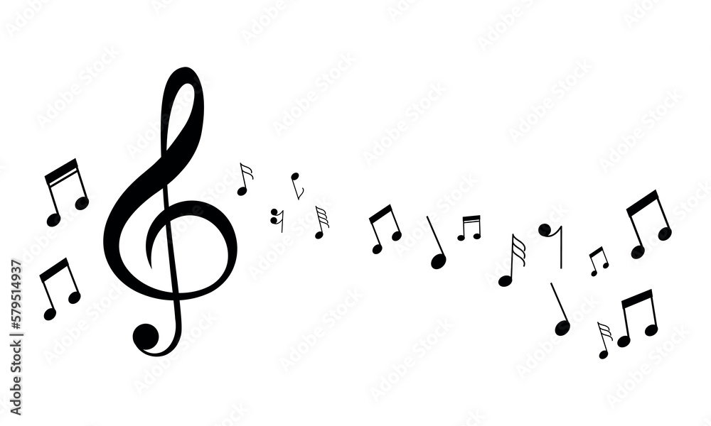 music note icon aesthetic, sound and melody symbols, music note icon ...