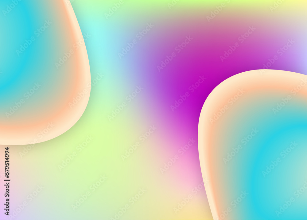 Liquid fluid background with dynamic elements and shapes. Stock Vector ...