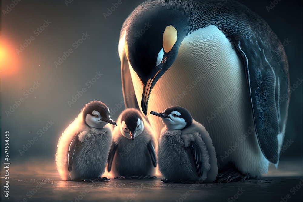 Penguin mother love - the loving relationship between parents and their ...
